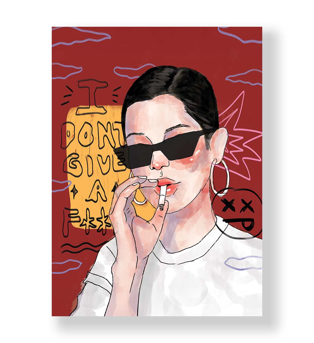 Rebel Attitude | Bold Pop Art Wall Canvas Online India